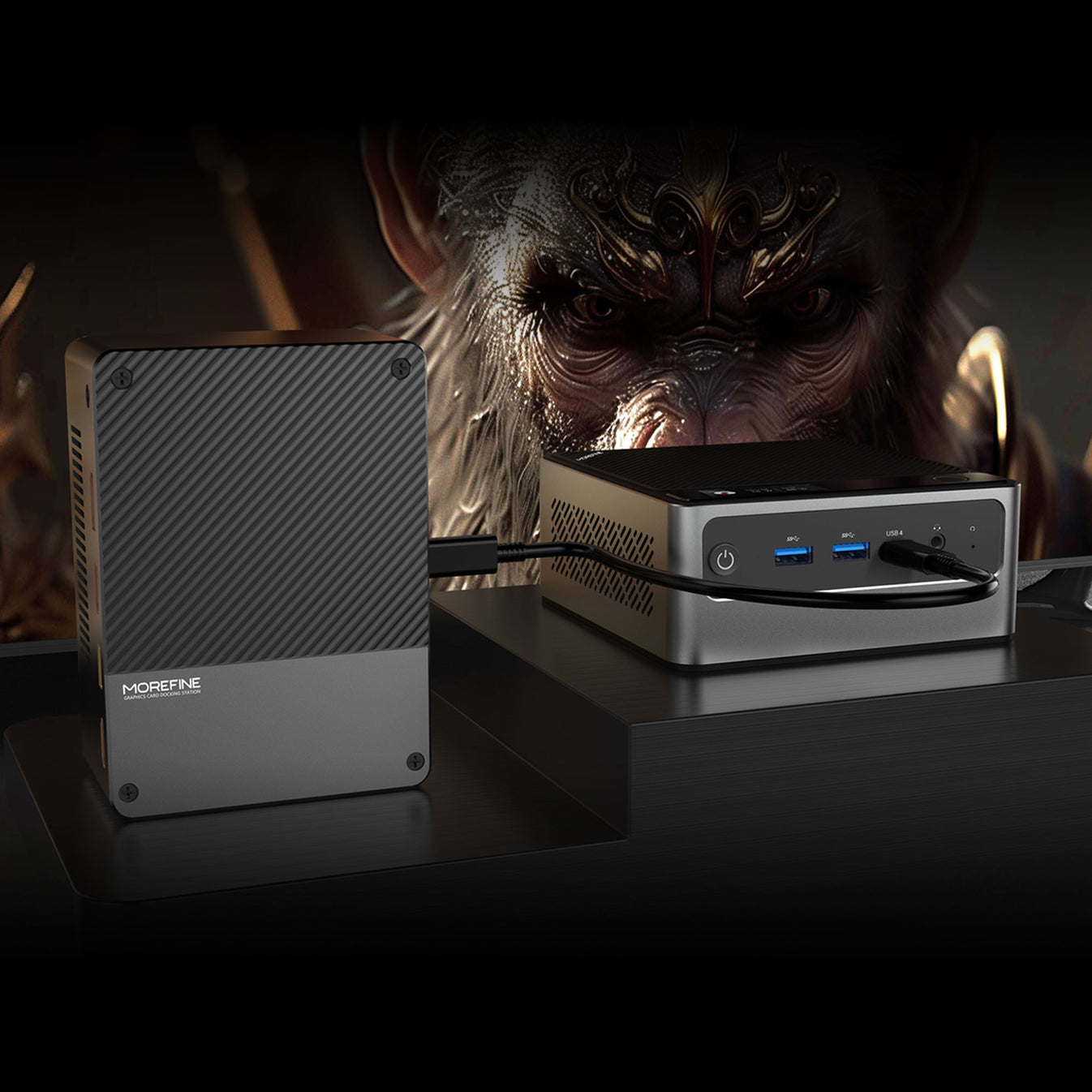 MOREFINE G1 External GPU Docking Station 16G GDDR6 RTX4090M（Includes O ...