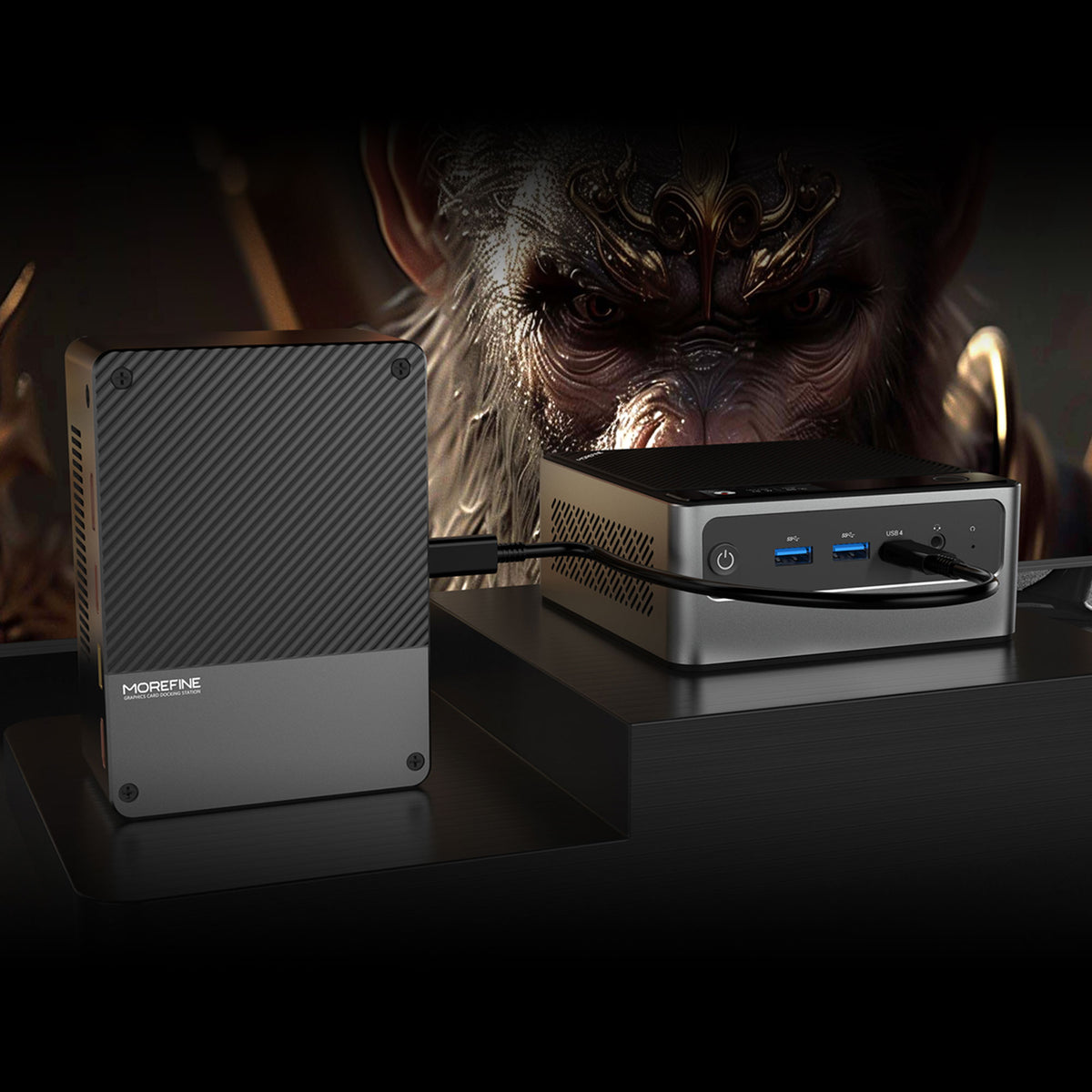 MOREFINE G1 External GPU 16G GDDR6 RTX4090M（Free Oculink Module）